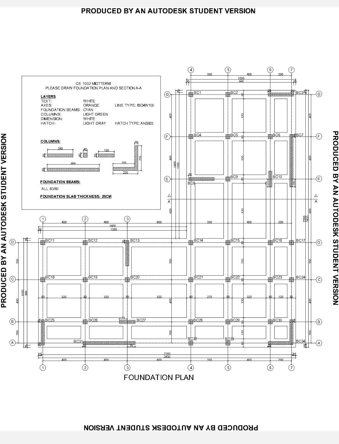 Solved PRODUCED BY AN AUTODESK STUDENT VERSION 4 350 400 | Chegg.com