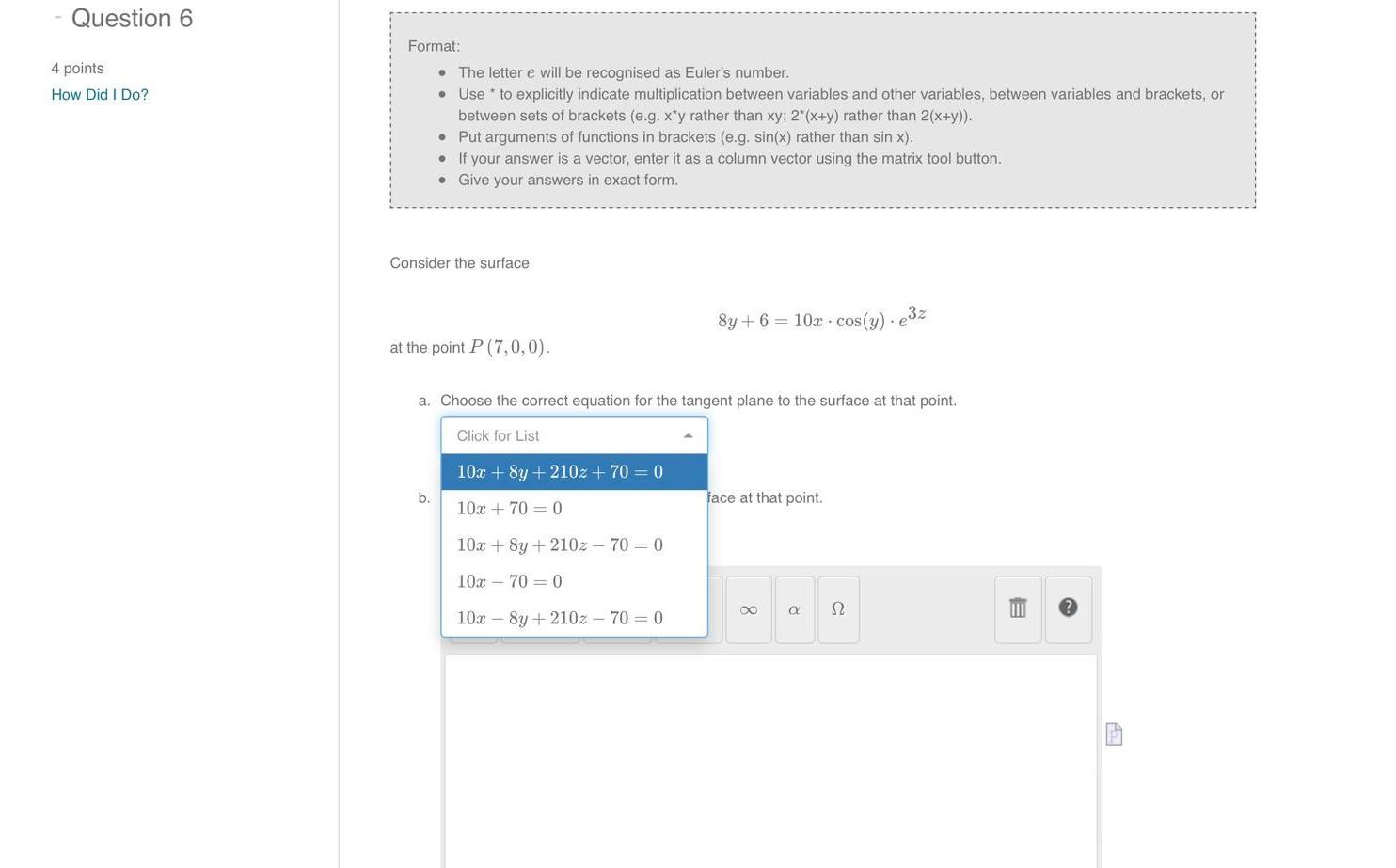 Solved Format: - The letter e will be recognised as Euler's | Chegg.com