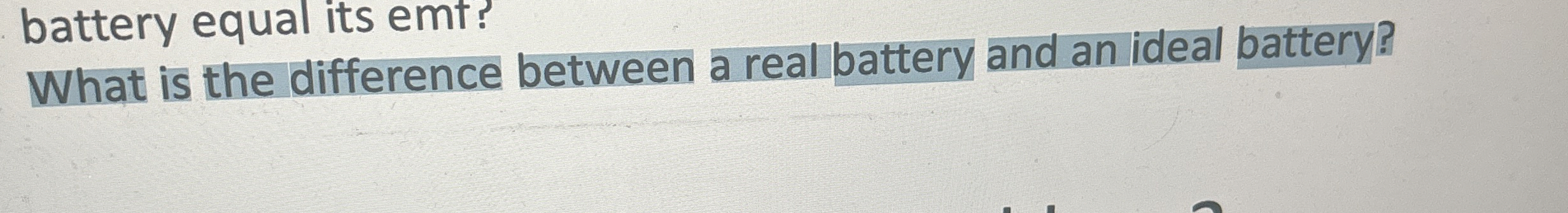 Solved battery equal its emt?What is the difference between | Chegg.com