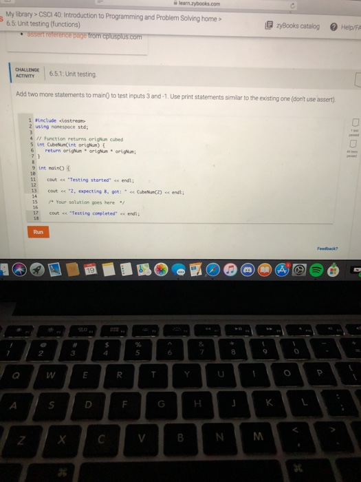 Solved learn.xybooks.com My library > CSCI 40. Introduction | Chegg.com