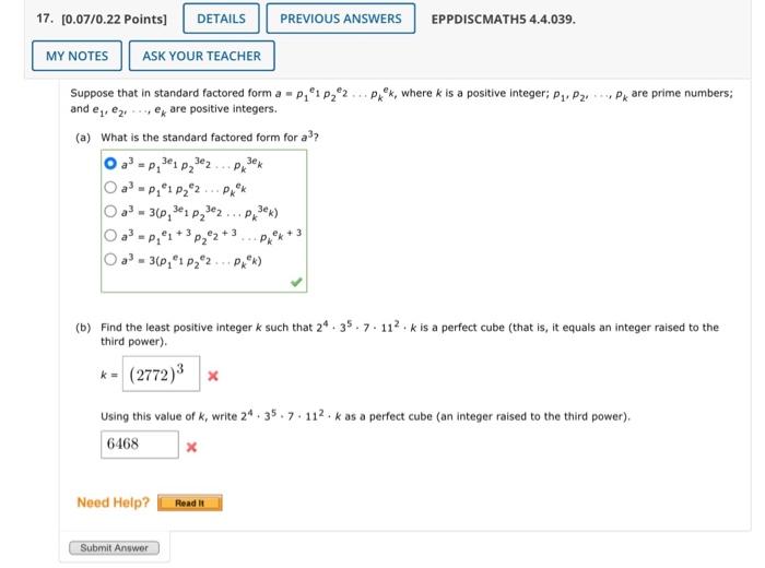 Solved Suppose that in standard factored form | Chegg.com