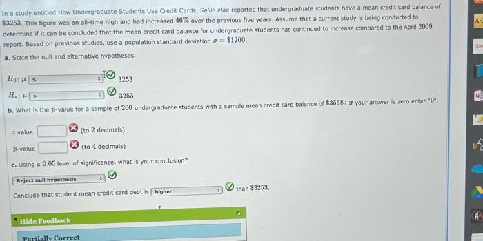 Solved in a study entitied How Undergraduate Students Use | Chegg.com