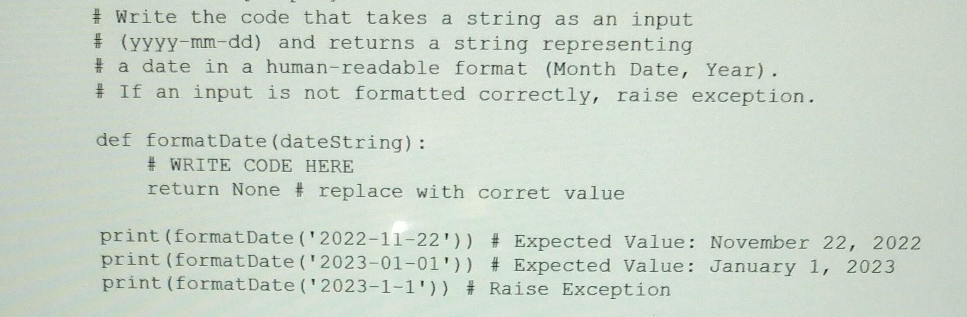 Solved \# Write the code that takes a string as an input \# | Chegg.com