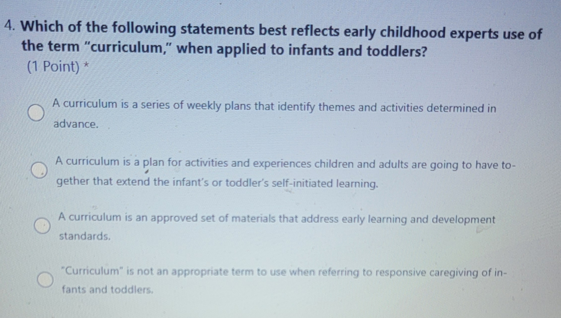 Solved Which of the following statements best reflects early | Chegg.com