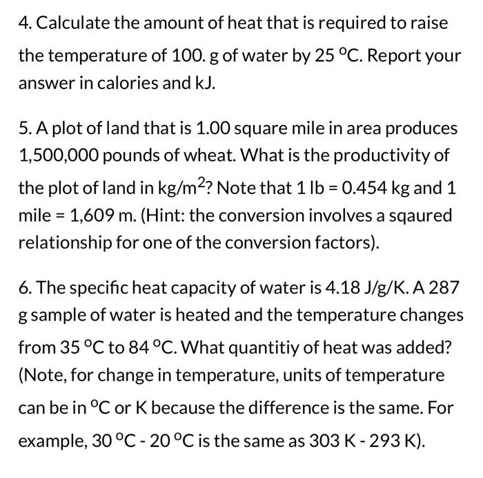 Solved helpp!! 4-6 if possible please write very neat or | Chegg.com