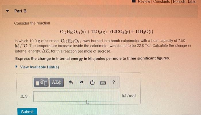 Solved Review | Constants Periodic Table Part A A | Chegg.com