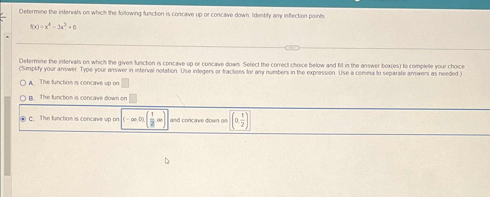 Solved Determine the intervals on which the following | Chegg.com