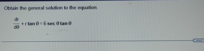 Solved Obtain the general solution to the | Chegg.com