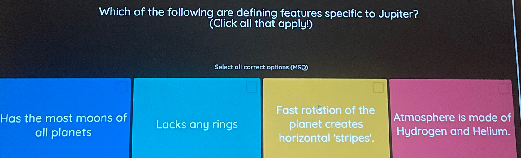 Solved Which of the following are defining features specific | Chegg.com