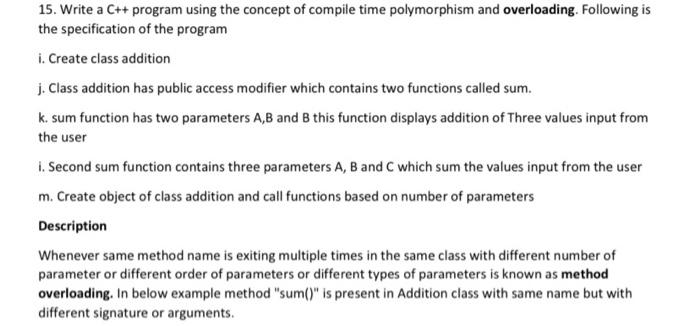 Solved 15 Write A Ct Program Using The Concept Of Compile 6158