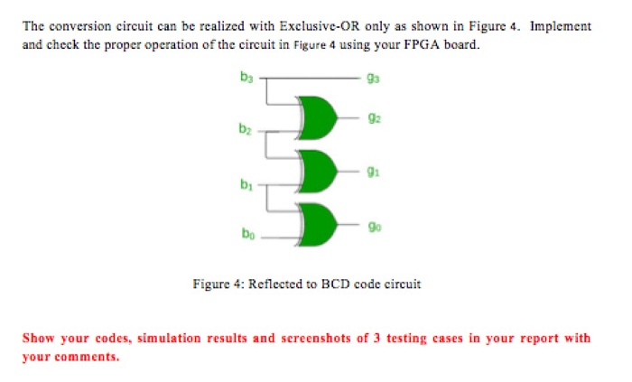 Solved TASK 2: Reflected Code to Binary Conversion from one | Chegg.com