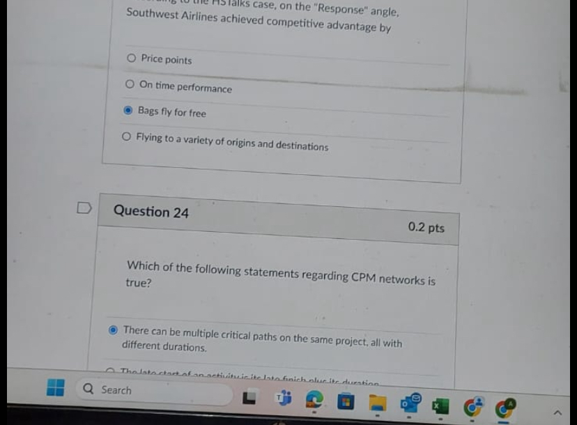 Solved Southwest Southwest Airlines achieved competitive | Chegg.com