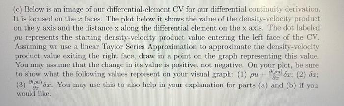 Solved (c) Below is an image of our differential-element CV | Chegg.com