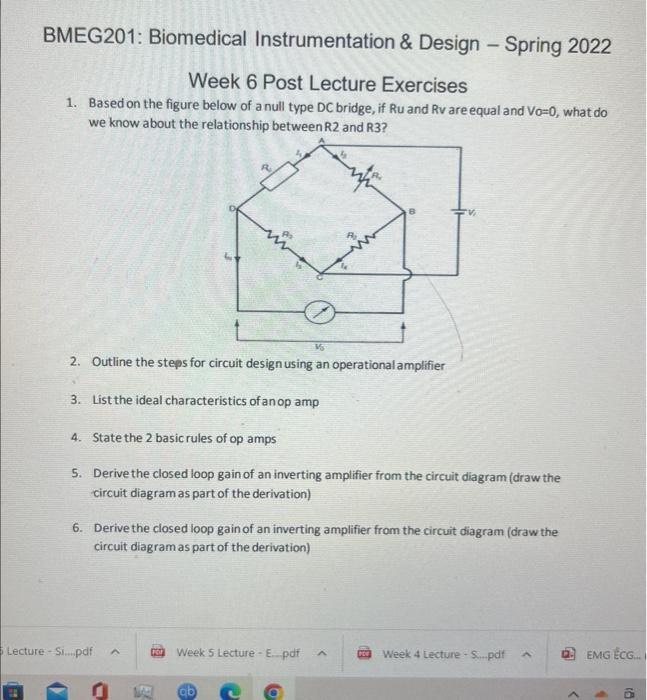 Solved 1. Based on the figure below of a null type DC | Chegg.com