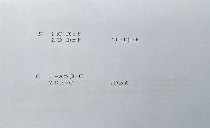 Solved (note photo 3 and 4 are the 18 rules of implication) | Chegg.com