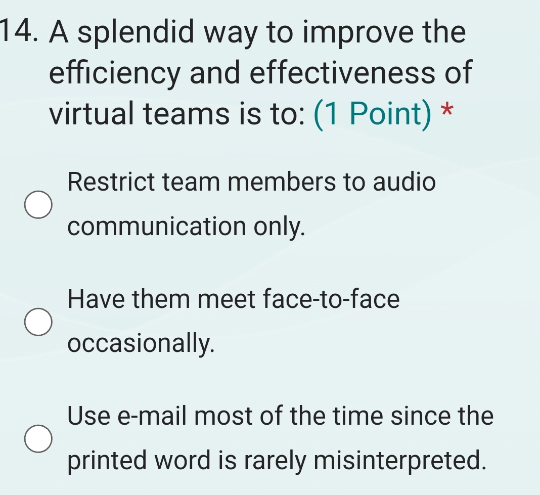 Solved A splendid way to improve the efficiency and | Chegg.com