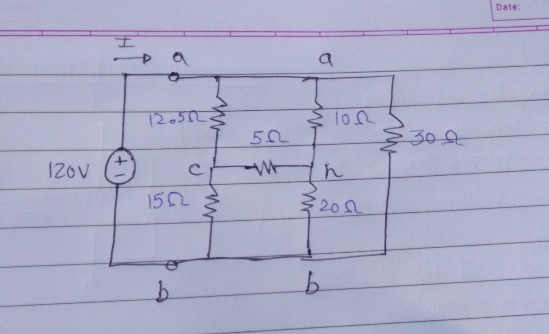Solved Find the equivalent resistance ab for the circuit and | Chegg.com