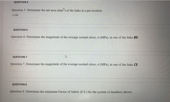 Solved Questions 4 - 8 use the following figure and problem | Chegg.com
