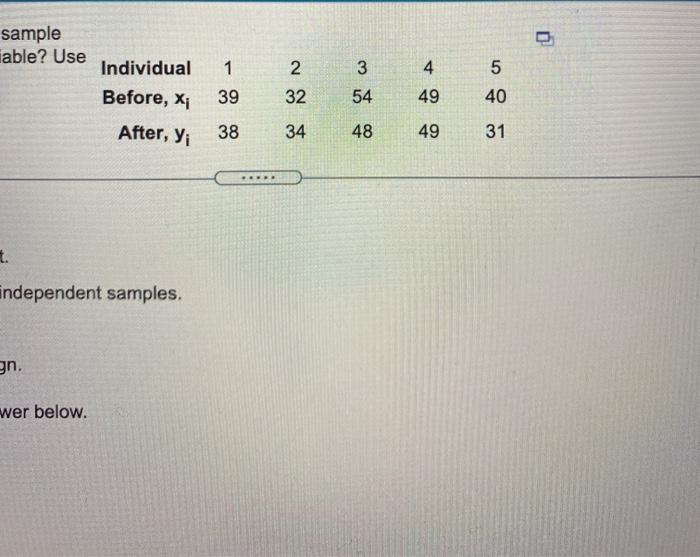 Solved The datatable presents the measure of a variable | Chegg.com