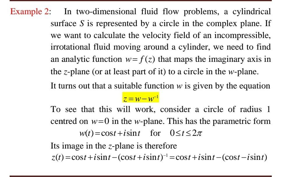 Solved Example 2: In two-dimensional fluid flow problems, a | Chegg.com