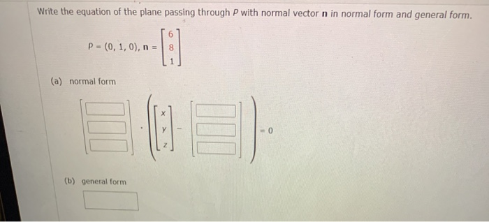 Solved Write The Equation Of The Line Passing Through P With