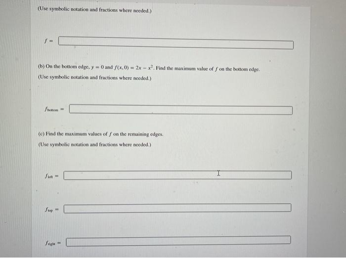 Solved Find the maximum of f(x,y)=2x+2y−x2−y2−xy on the | Chegg.com