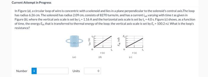 Solved In Figure (a), a circular loop of wire is concentric | Chegg.com
