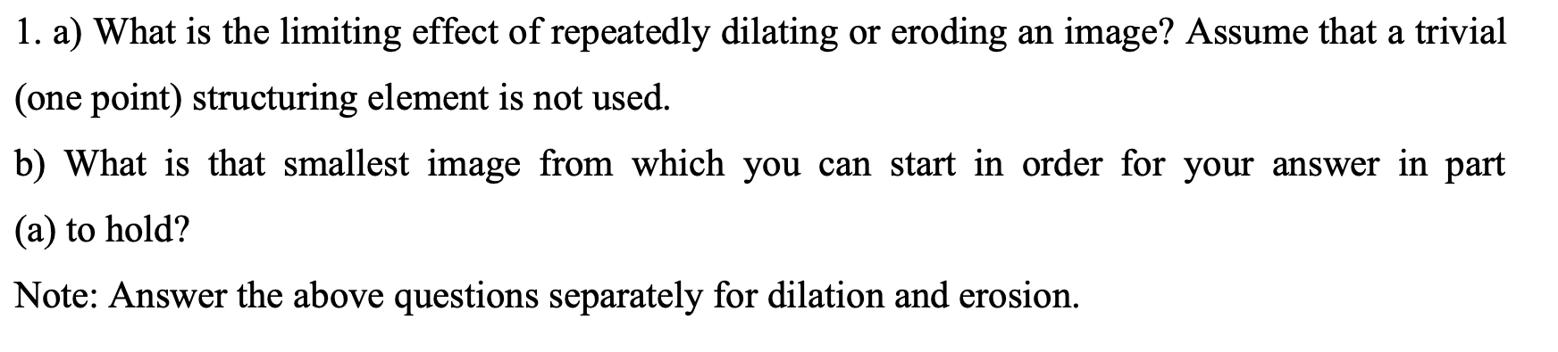 Solved 1. ﻿a) ﻿What is the limiting effect of repeatedly | Chegg.com