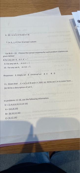 Solved 6. (8) (xxEN and x