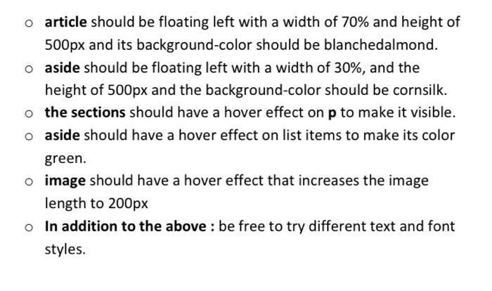 Solved In this Lab, students will build HTML 5 page using | Chegg.com