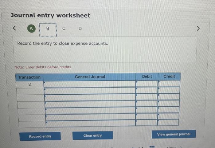 Solved Exercise 4-8 (Algo) Preparing and posting closing | Chegg.com