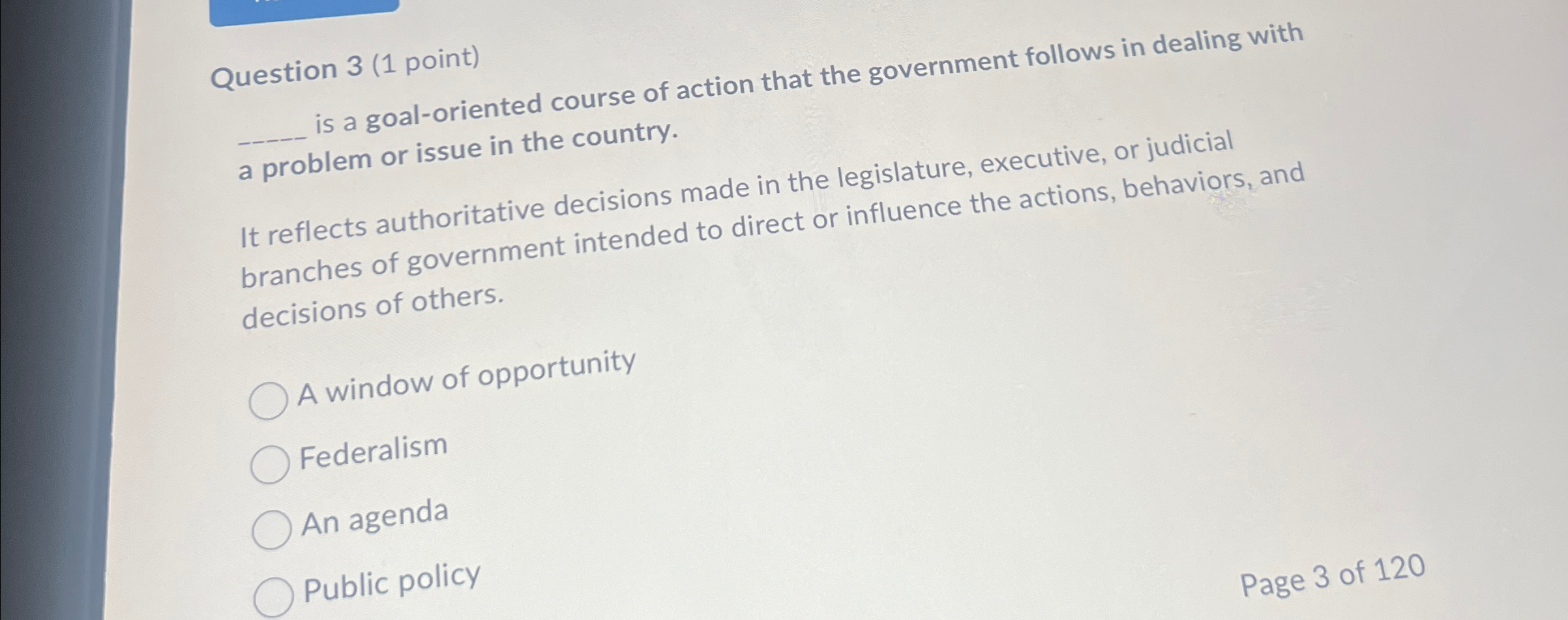 Solved q, ﻿is a goal-oriented course of action that the | Chegg.com