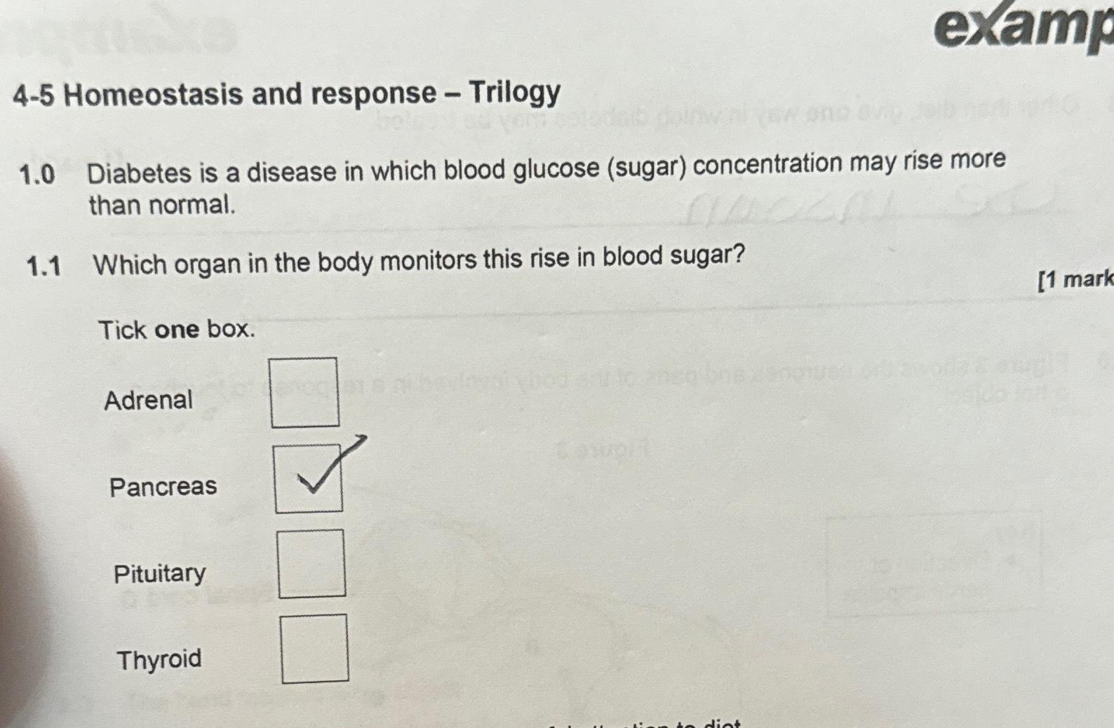 Solved examp4-5 ﻿Homeostasis and response - ﻿Trilogy1.0 | Chegg.com
