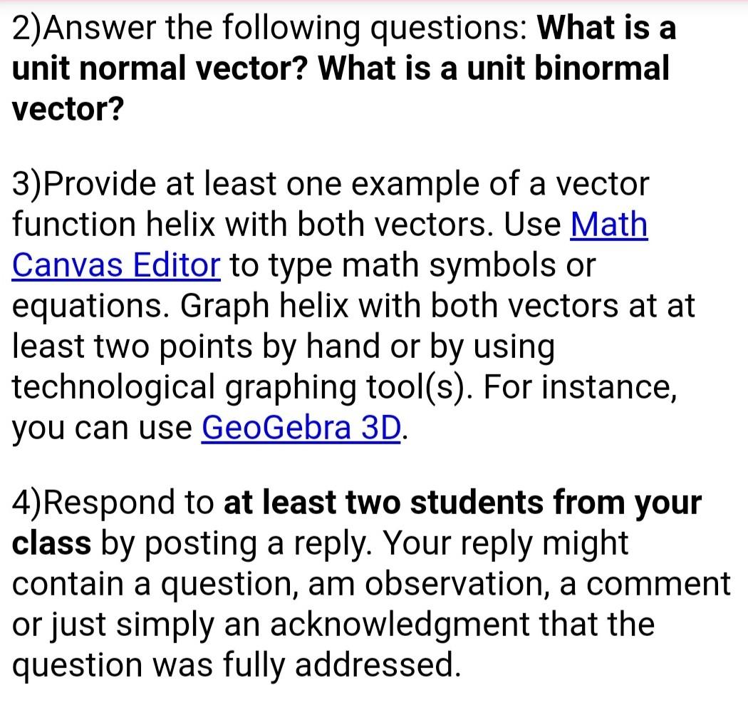 Solved 2)Answer the following questions: What is a unit | Chegg.com