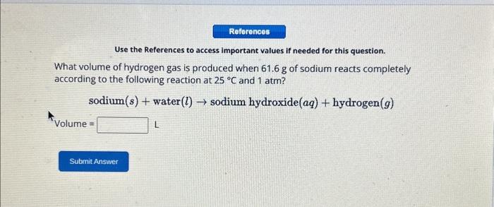 Solved Use the References to access important values if | Chegg.com