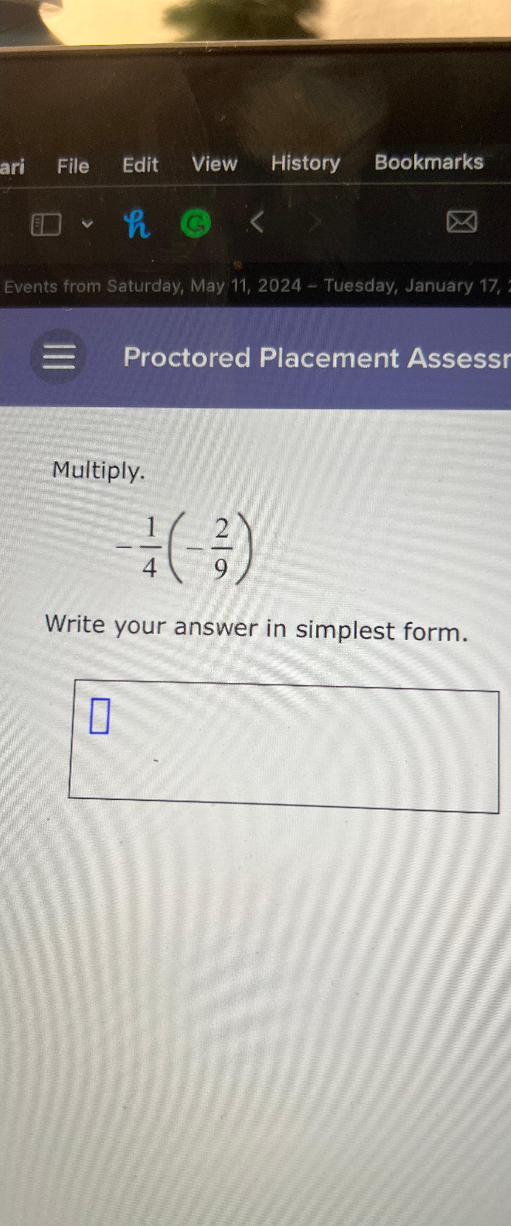 Solved Multiply.-14(-29)Write your answer in simplest form. | Chegg.com