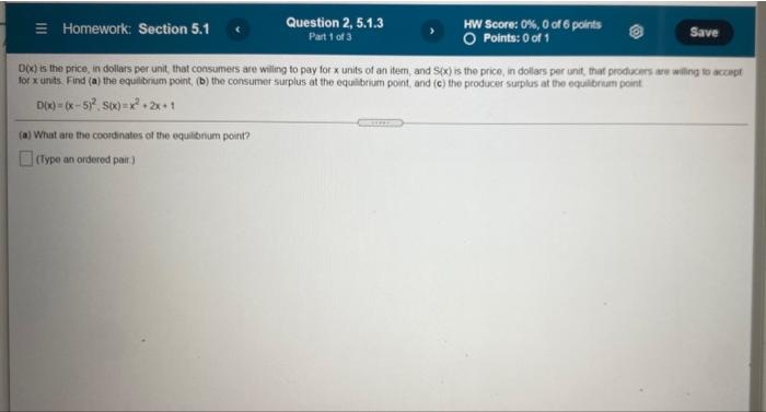 Solved = Homework Section 5.1 Question 1, 5.1.1 HW Score: | Chegg.com