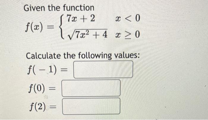 Solved Given the function f(x)={3x2−66x2−6x