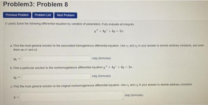 Solved Problem3 Problem 8 Next Problem Previous Problem 