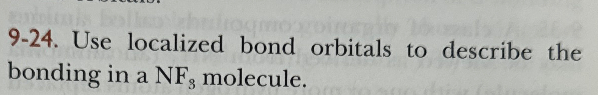 Solved Use localized bond orbitals to describe the bonding | Chegg.com