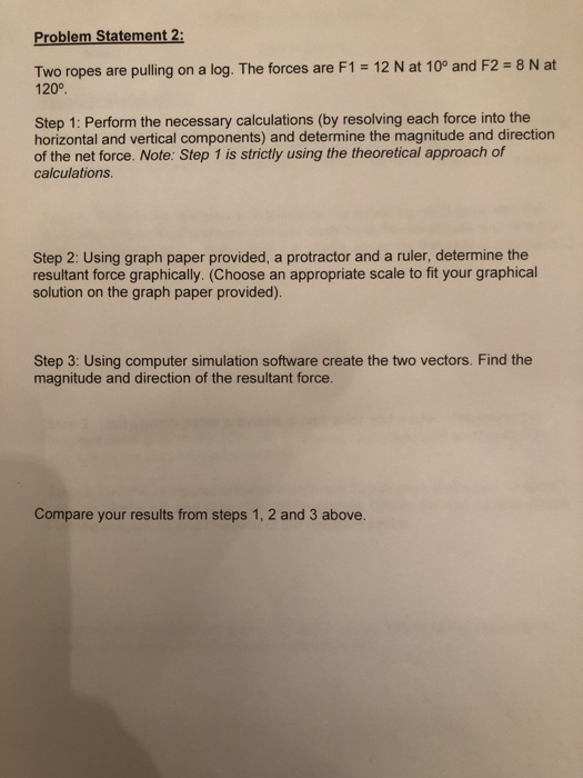 Solved Problem Statement 1: Four Forces act on an object. | Chegg.com