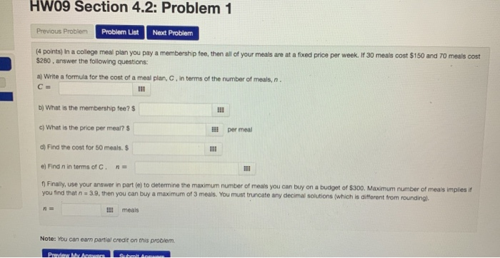 Solved HW09 Section 4.2: Problem 1 Previous Problem Problem | Chegg.com