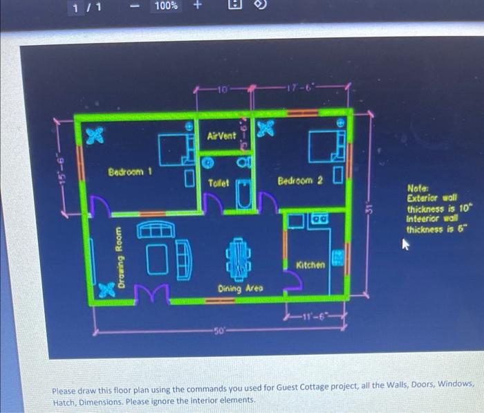 Can you do this in autocad and pist the dwg file | Chegg.com