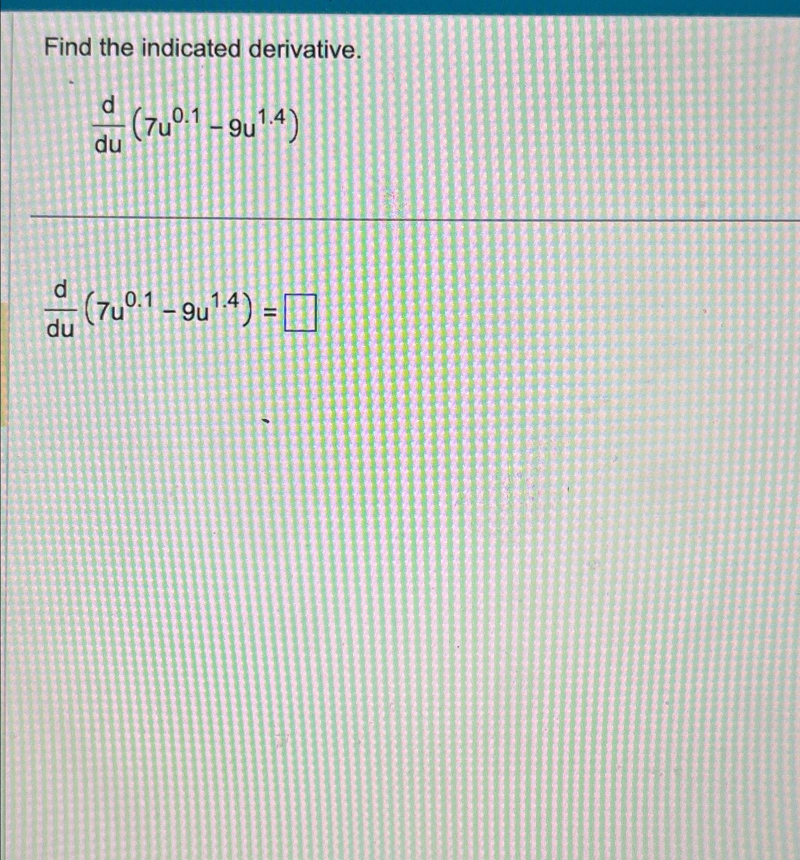 Solved Find the indicated | Chegg.com