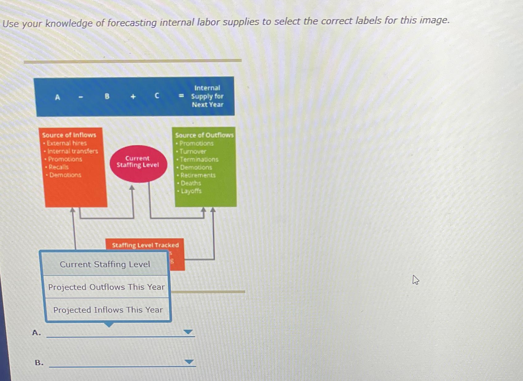 Solved Use your knowledge of forecasting internal labor | Chegg.com
