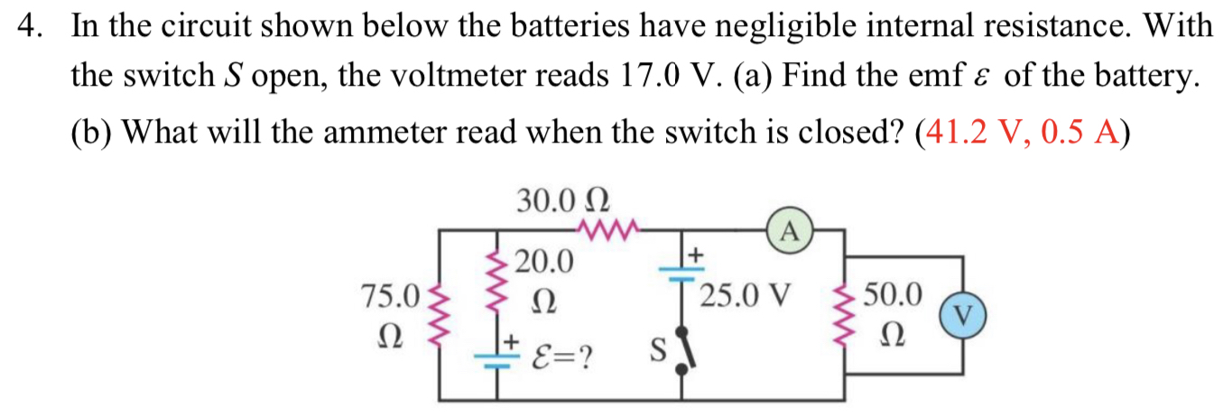 Solved In the circuit shown below the batteries have | Chegg.com