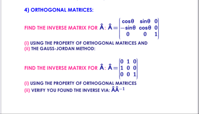 Solved SYMMETRIC AND ANTI/SKEW-SYMMETRIC MATRICES:DETERMINE | Chegg.com