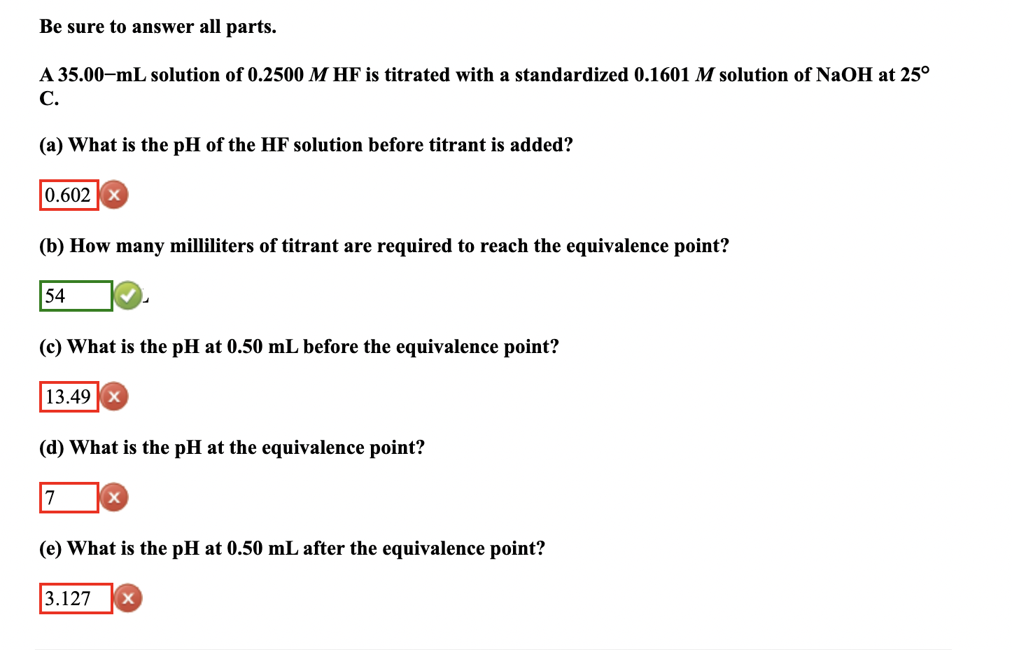 Solved Be sure to answer all parts.Be sure to answer all | Chegg.com