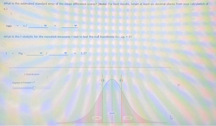 Solved Consider the following data from a repeated-measures | Chegg.com
