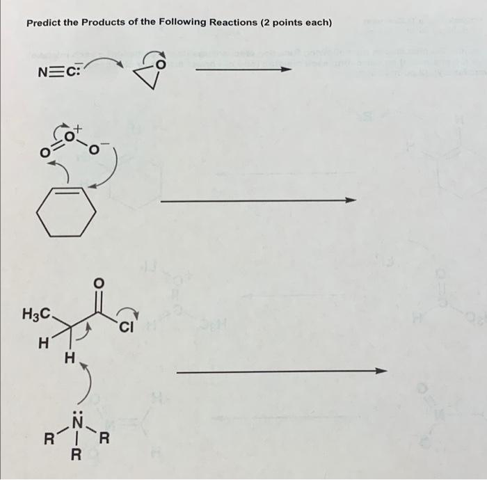 Solved Identify the Mistakes of the Following Reaction | Chegg.com
